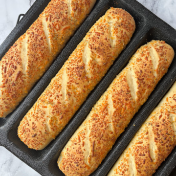 Italian Herb and Cheese Subway Bread Recipe - Better Baker Club
