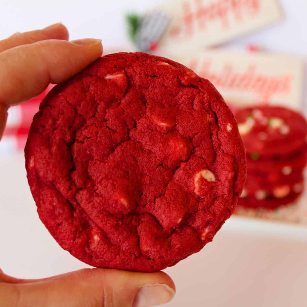 Best Copycat Red Velvet Crumbl Cookie Recipe - Better Baker Club