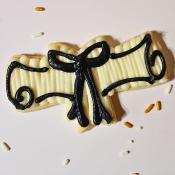Buttercream-Frosted Graduation Cut Out Cookies - Better Baker Club